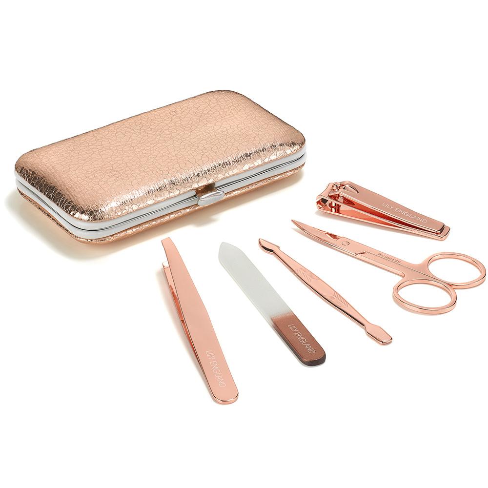 Ladies Manicure Set - Rose Gold | Nail Kit | Lily England UK