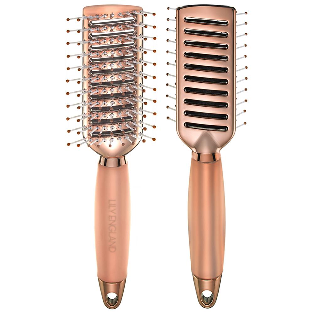 Vent Brush - Rose Gold Vented Hair Brush | Lily England